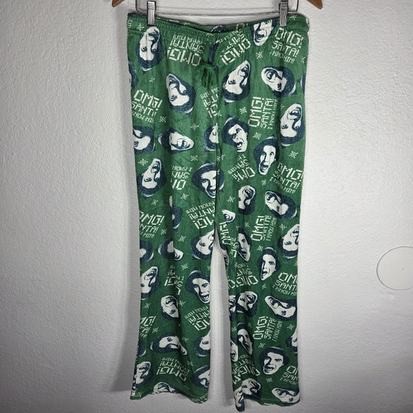 ELF | Pants | Elf Omg Santa I Know Him Pajama Pants Mens Sz Xl Green ...